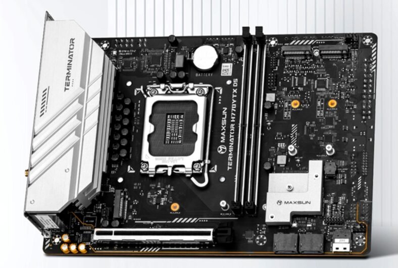 Maxsun Unveils the MS-Terminator H770YTX D5 WIFI Motherboard with ...
