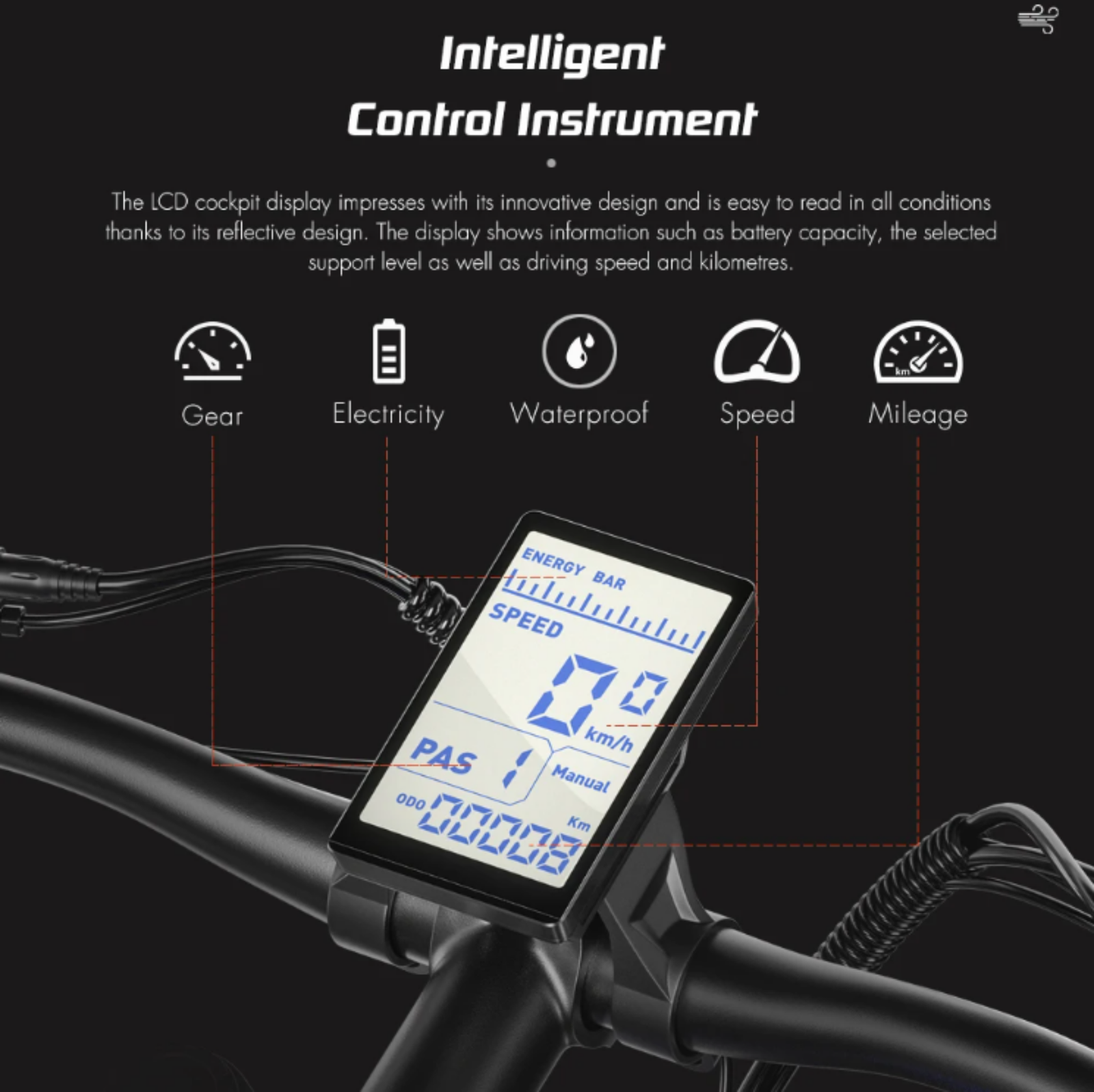 Shengmilo MX05 1000W Electric Bike: Samsung Battery 48V17.5AH - XiaomiToday