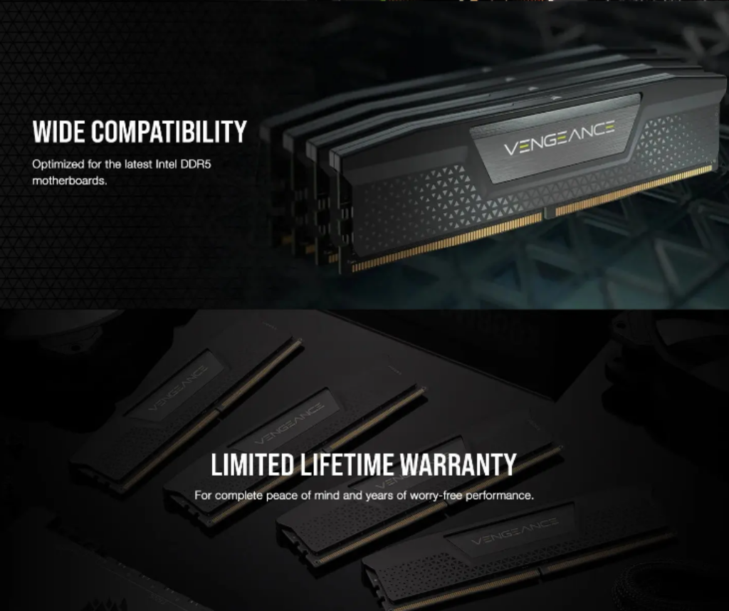 CORSAIR VENGEANCE DDR5 RAM: 6000MHz Support XMP 3.0 - XiaomiToday
