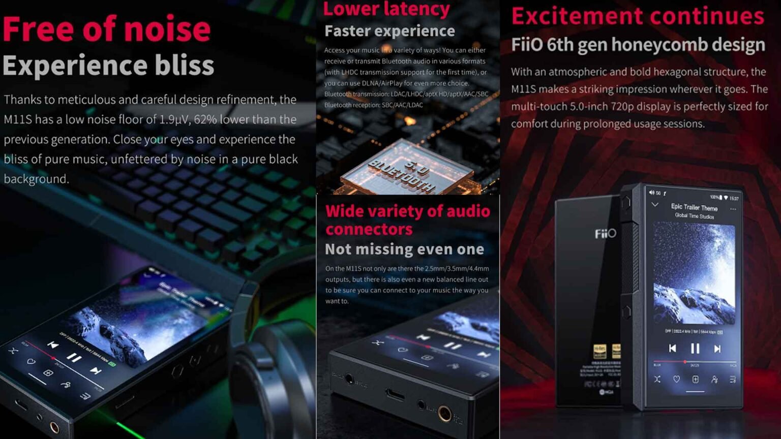 FiiO M11S Portable Audio Player, Only $384 for a Short Time - XiaomiToday
