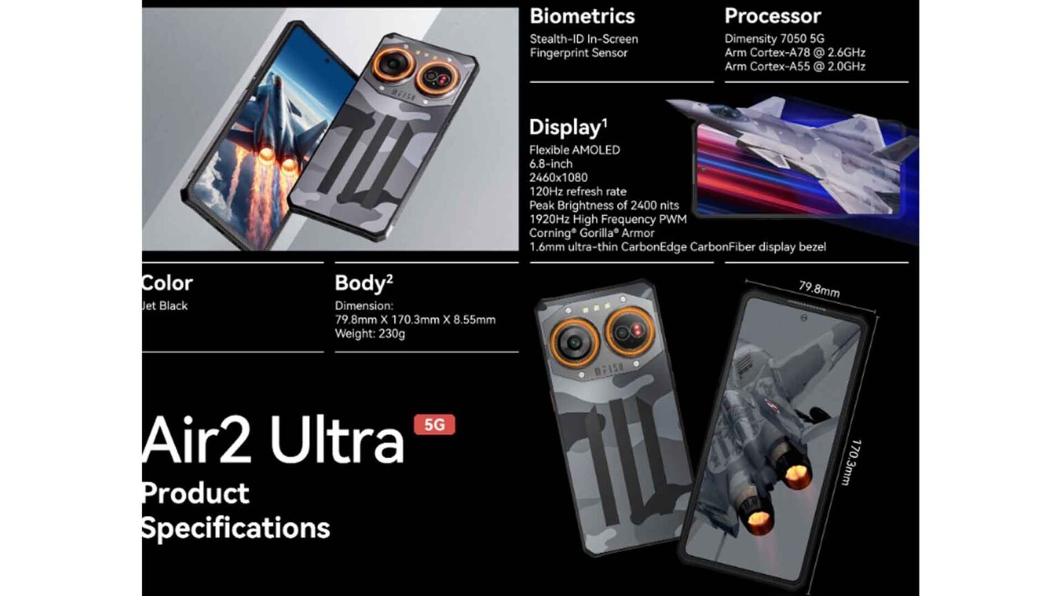 IIIF150 Air2 Ultra Rugged Phone Debuts with 108MP, 120Hz Flexible OLED ...