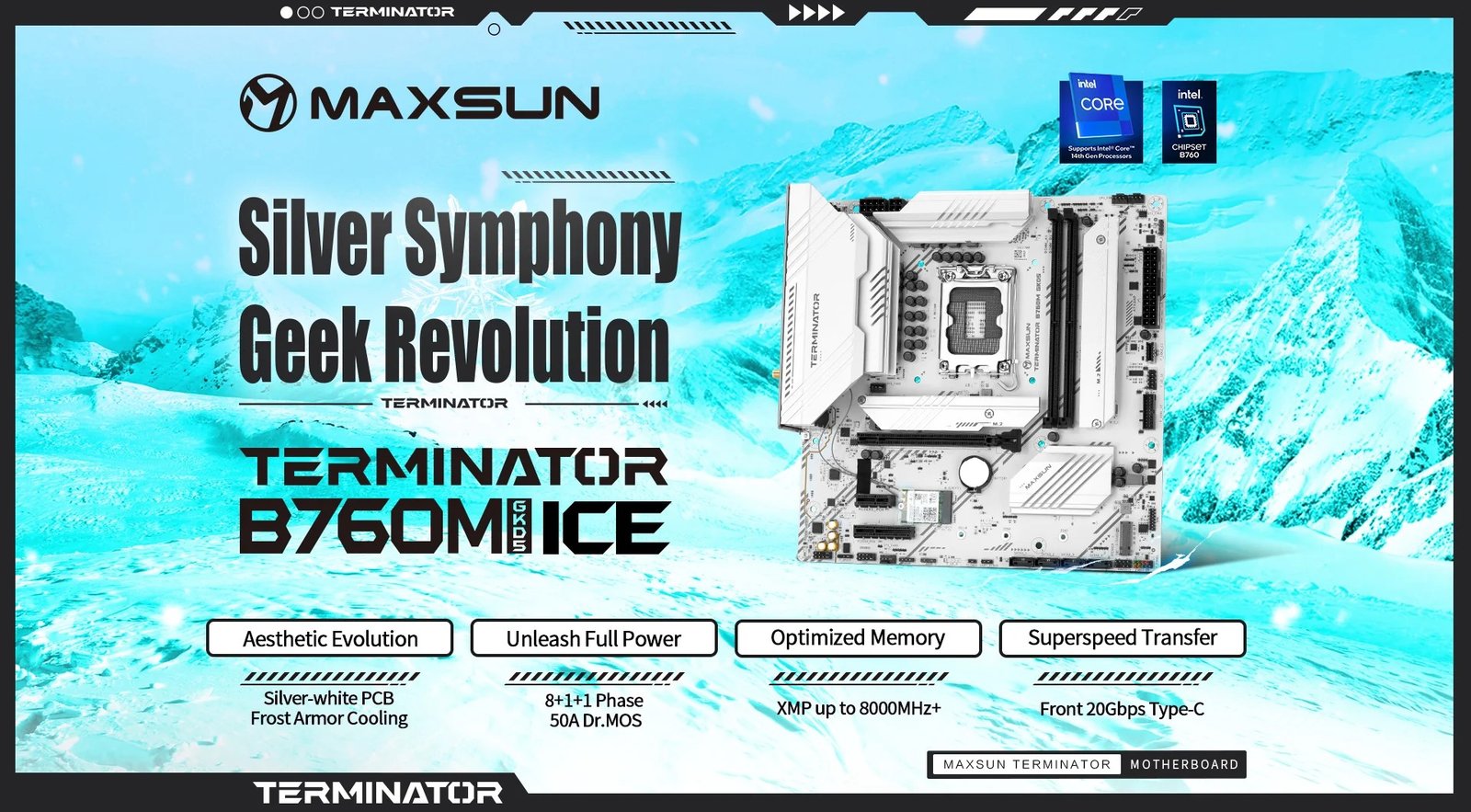 Maxsun Terminator B760M GKD5 ICE Motherboard Launched: Features and Specifications - XiaomiToday