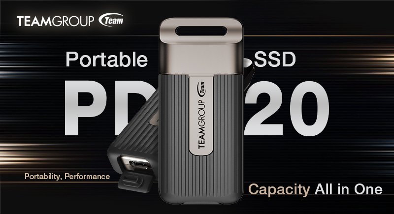 TEAMGROUP Launches PD20 Mini External SSD: Compact, High-Speed Storage ...