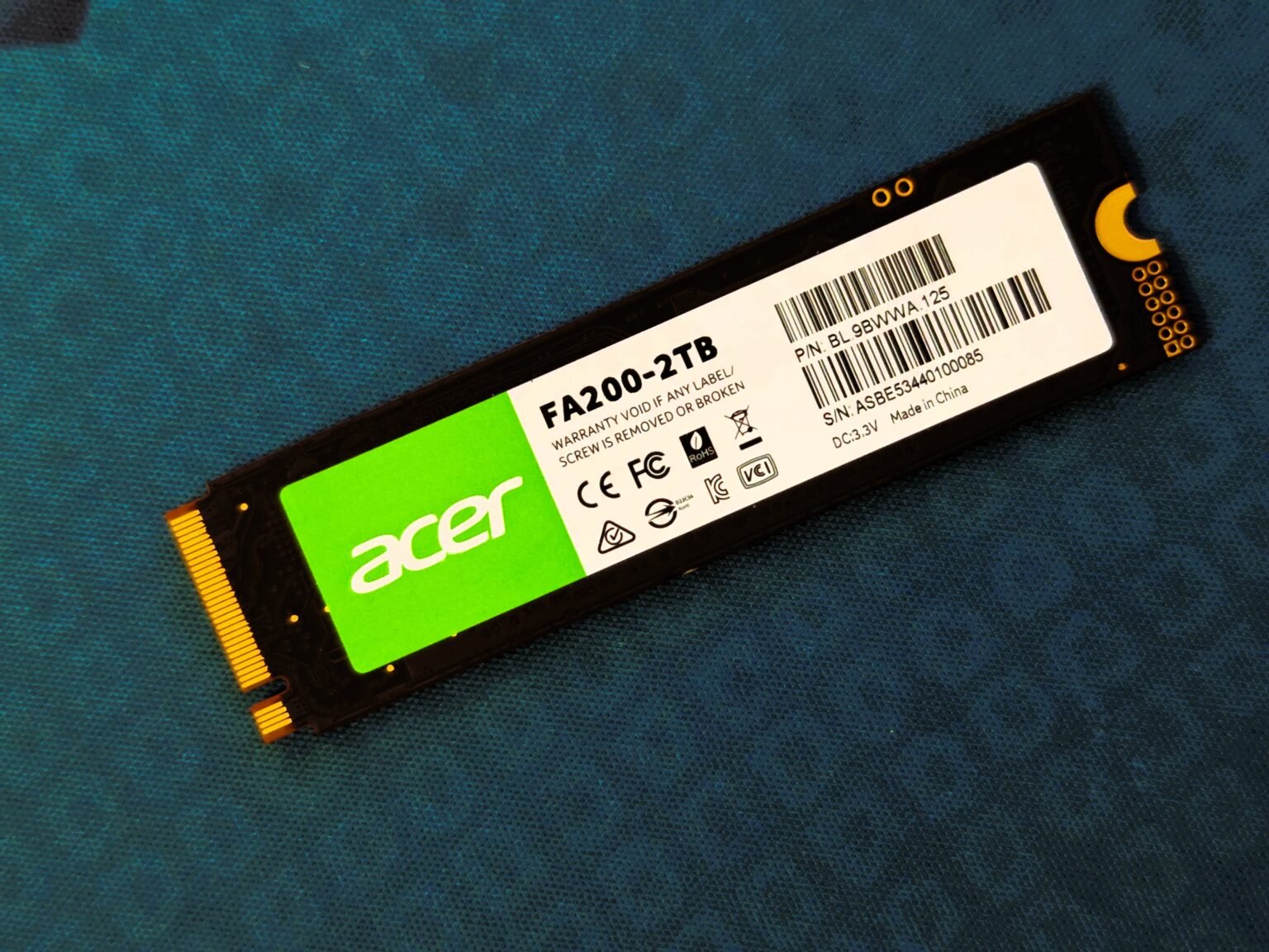 Acer FA200 PCle Gen 4×4 NVMe 2TB SSD Review - XiaomiToday