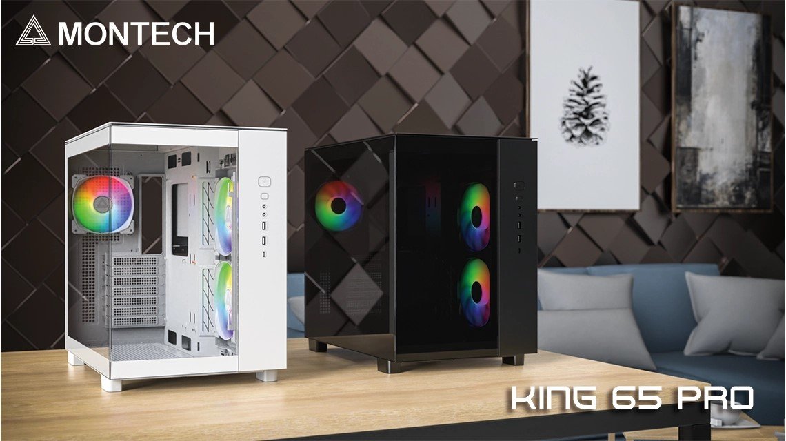 MONTECH Launched KING 65 PRO Mid-Tower Case with Full-View Design - XiaomiToday