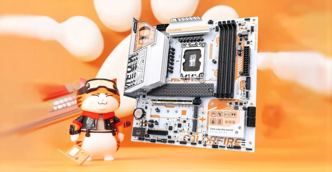 COLORFUL Introduces the COLORFIRE B650M-MEOW WIFI Motherboard, Designed ...