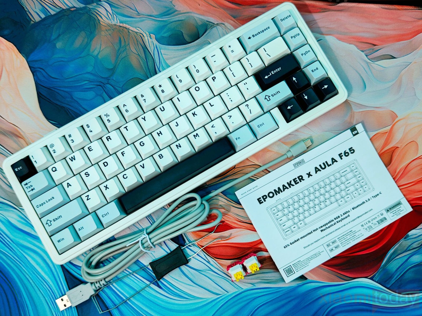 Epomaker x AULA F65 Review - 65% Wireless Mechanical Keyboard - XiaomiToday