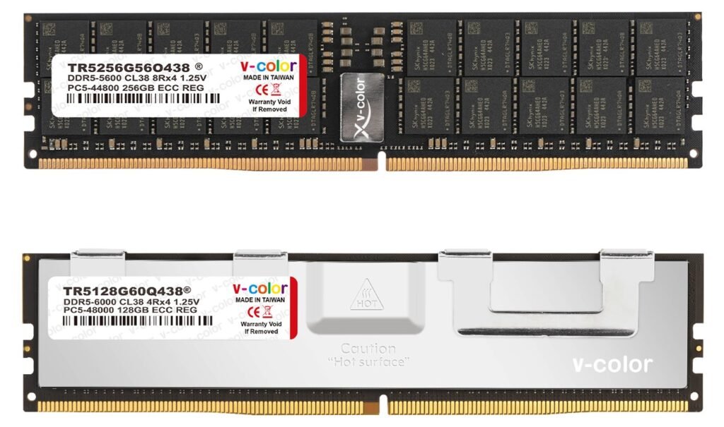 V-Color Technology Unveils Industry’s First Overclockable DDR5 OC RDIMM ...