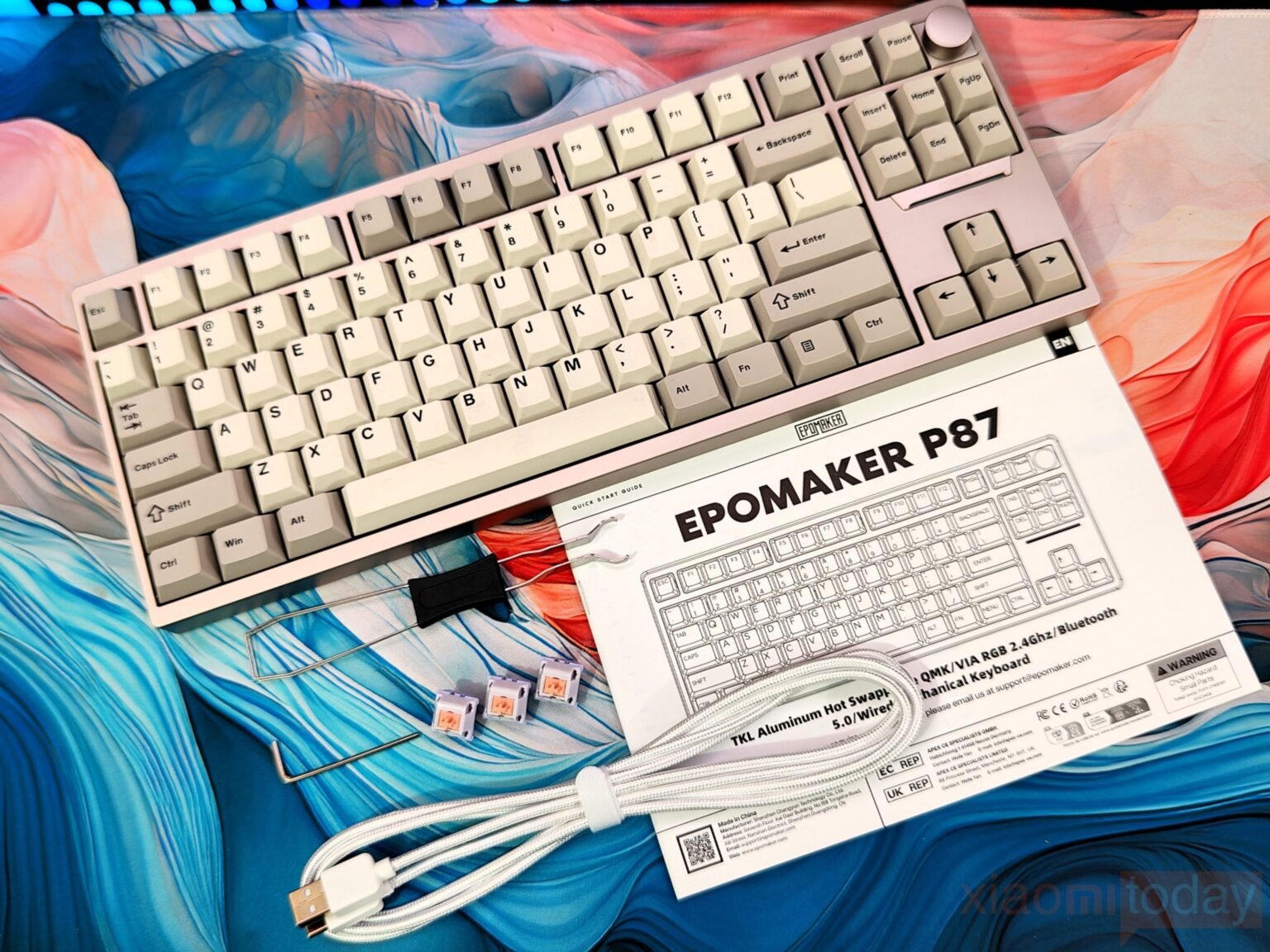 EPOMAKER P87 Review: TKL Aluminum QMK/VIA Wireless Gaming Keyboard ...