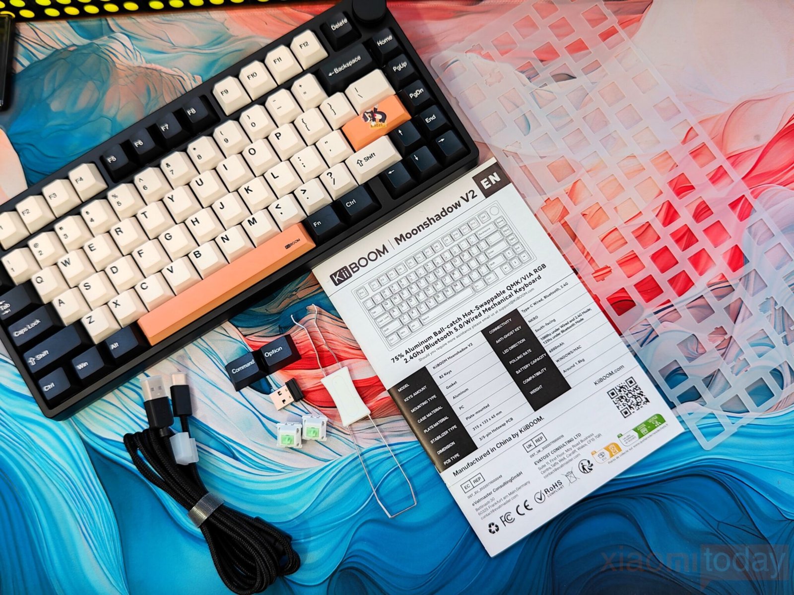 KiiBOOM Moonshadow V2 Review: 75% Wireless Aluminum QMK&VIA Keyboard ...