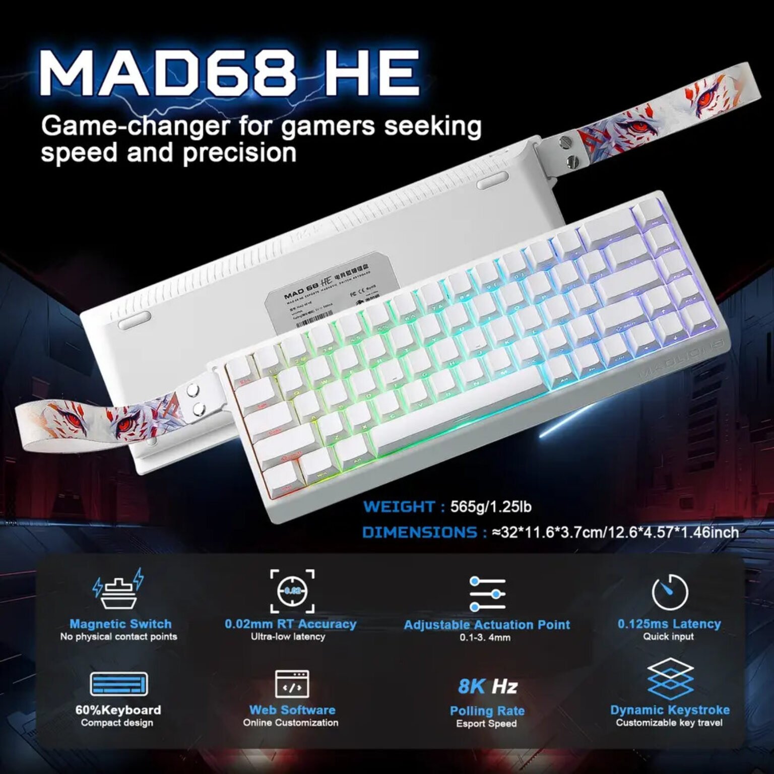 YUNZII Unveils MAD68 HE: A High-Performance Gaming Keyboard at an ...
