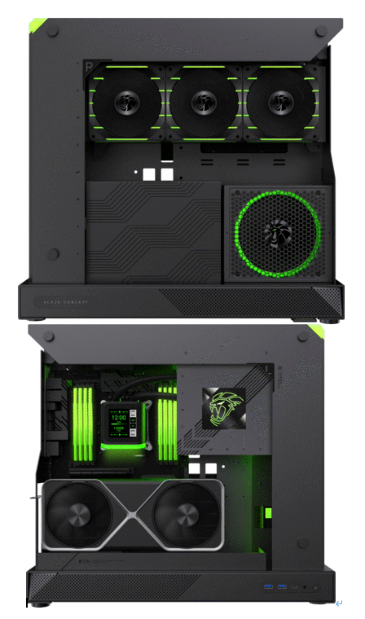 GAMEMAX Introduces BLADE CONCEPT ATX Chassis with Distinctive Open ...