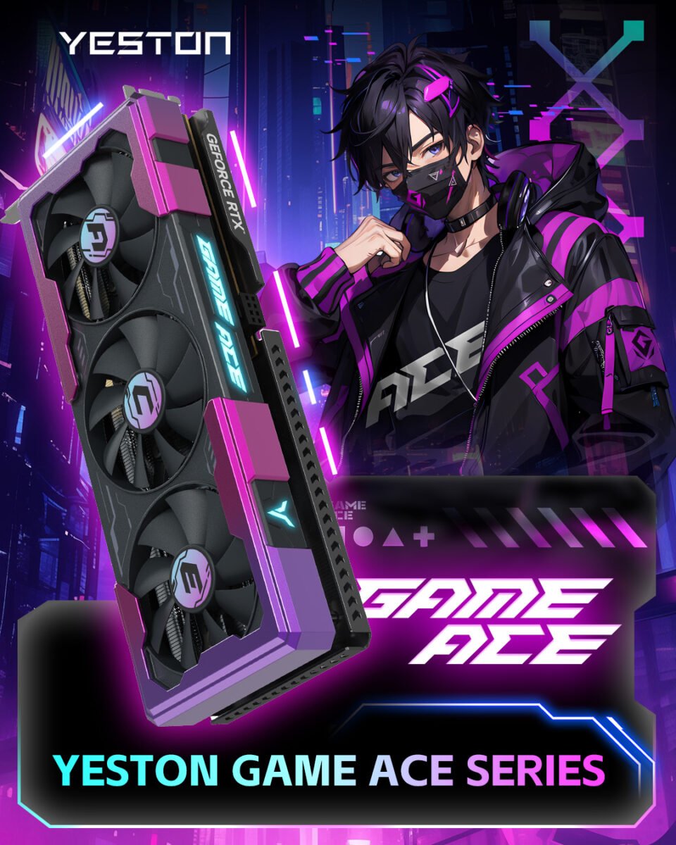 Yeston Unveils New Cyberpunk-Themed Game Ace Graphics Card, Likely Based on RTX 5060 Ti ...