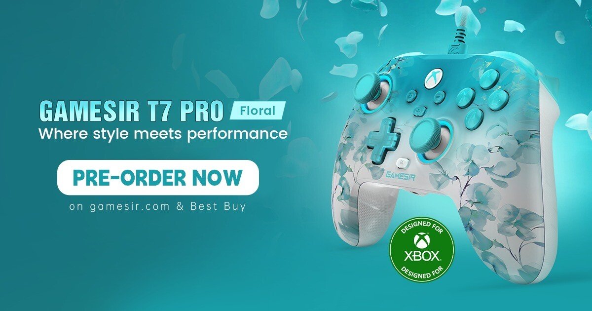 GameSir Unveils T7 Pro Floral Controller with Hall Effect Sticks and ...