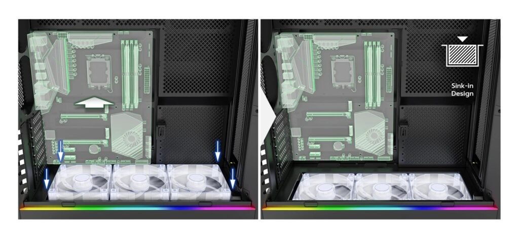 MONTECH Unveils HS01 and HS02 Mid-Tower PC Cases with Inverted Layout ...