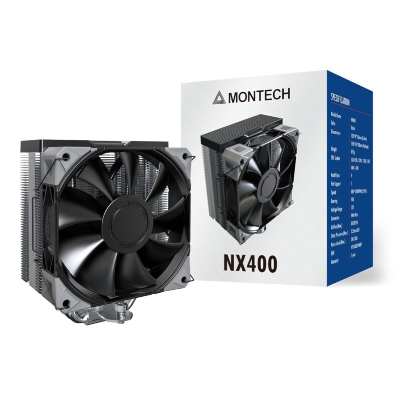 MONTECH Launches NX400 Air Cooler with Enhanced Thermal Design and E28 ...