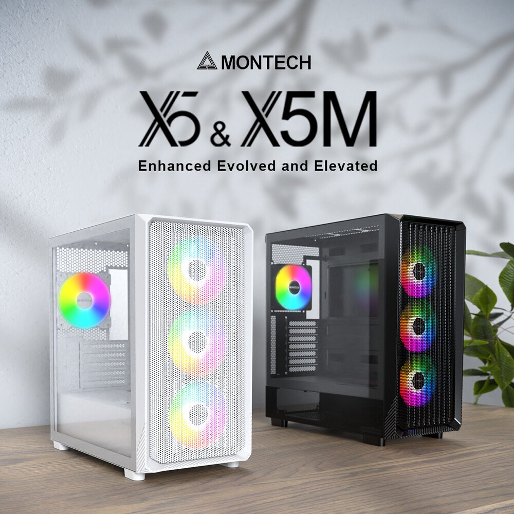 MONTECH Launches New X5 and X5M PC Cases with Expanded Support for Modern Hardware - XiaomiToday