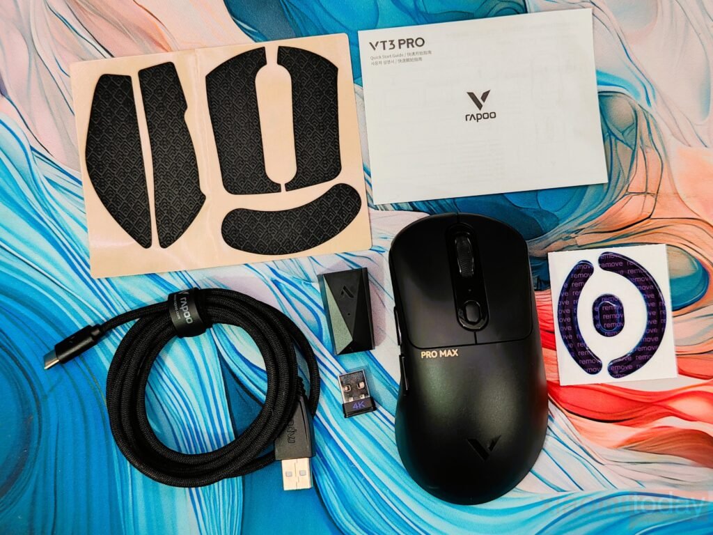 Rapoo VT3PRO MAX Review: 8Khz Polling Rate and PAW3950 Ultimate ...