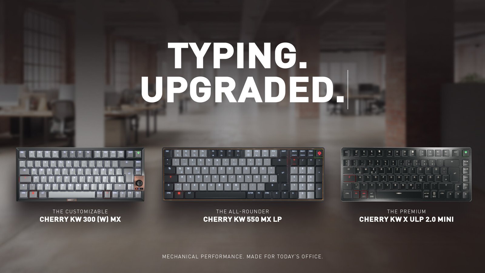 CHERRY Expands Keyboard Lineup with Four Compact Mechanical Models for ...