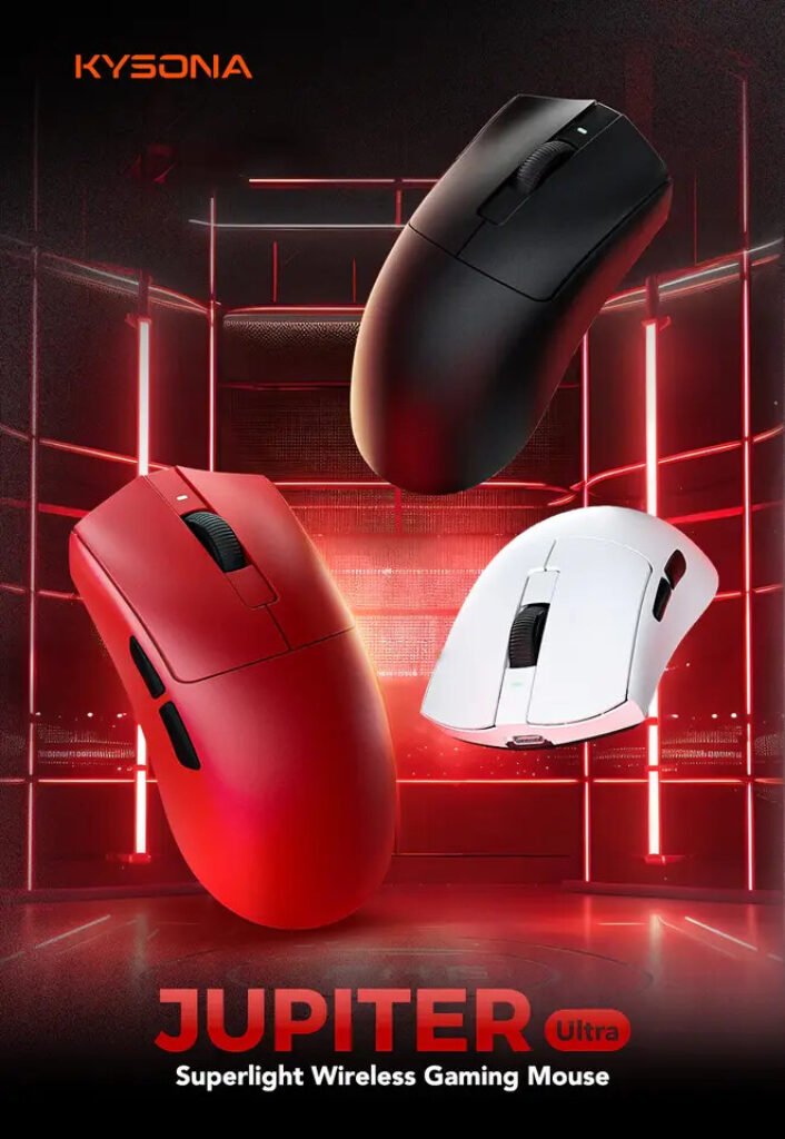 KYSONA Unveils Jupiter and Mercury Ultra-Lightweight Gaming Mice with ...