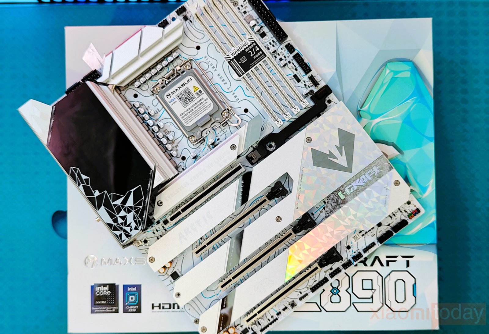 MAXSUN iCraft Z890 ARCTIC Review – Intel Arrow Lake Motherboard with ...