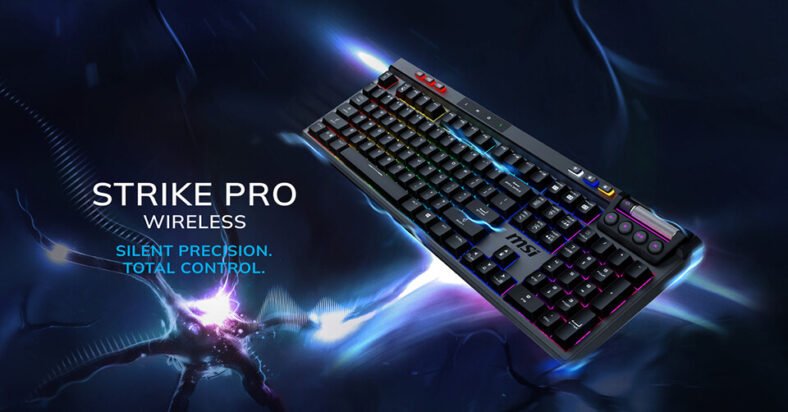 MSI STRIKE PRO WIRELESS Mechanical Gaming Keyboard Debuts with Silent ...