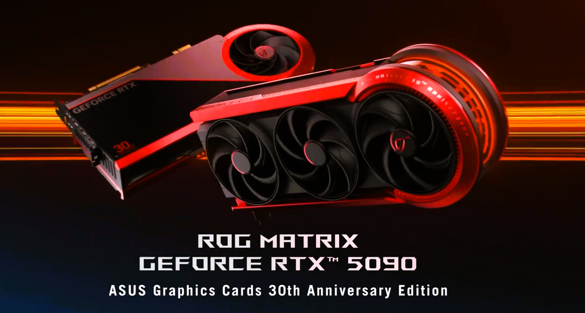 ASUS Launches ROG Matrix GeForce RTX 5090 30th Anniversary Edition ...