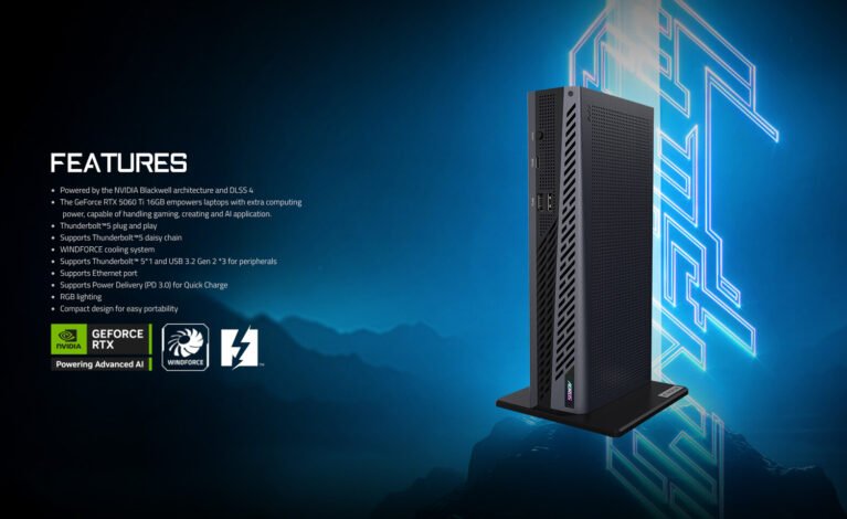 GIGABYTE Announces AORUS RTX 5060 Ti AI BOX eGPU with Desktop-Class GPU ...
