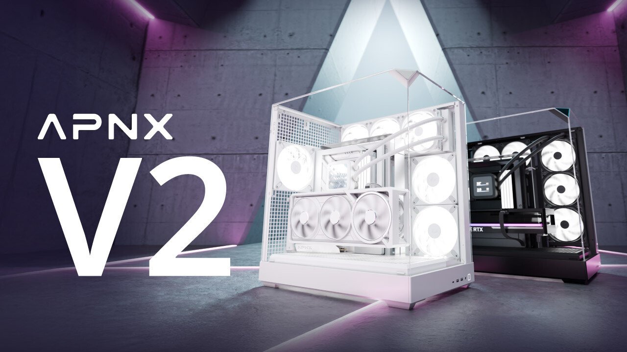 APNX Launches V2 Flagship PC Case with Panoramic Glass Design and ...