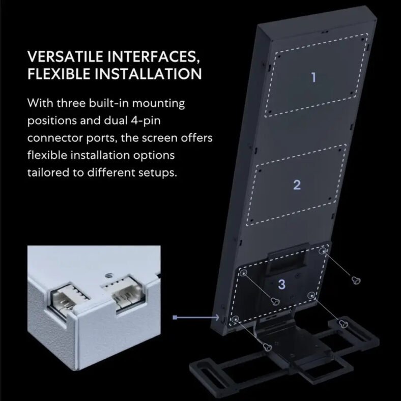 LIAN LI Announces 8.8-Inch Universal Screen for PC Monitoring and ...