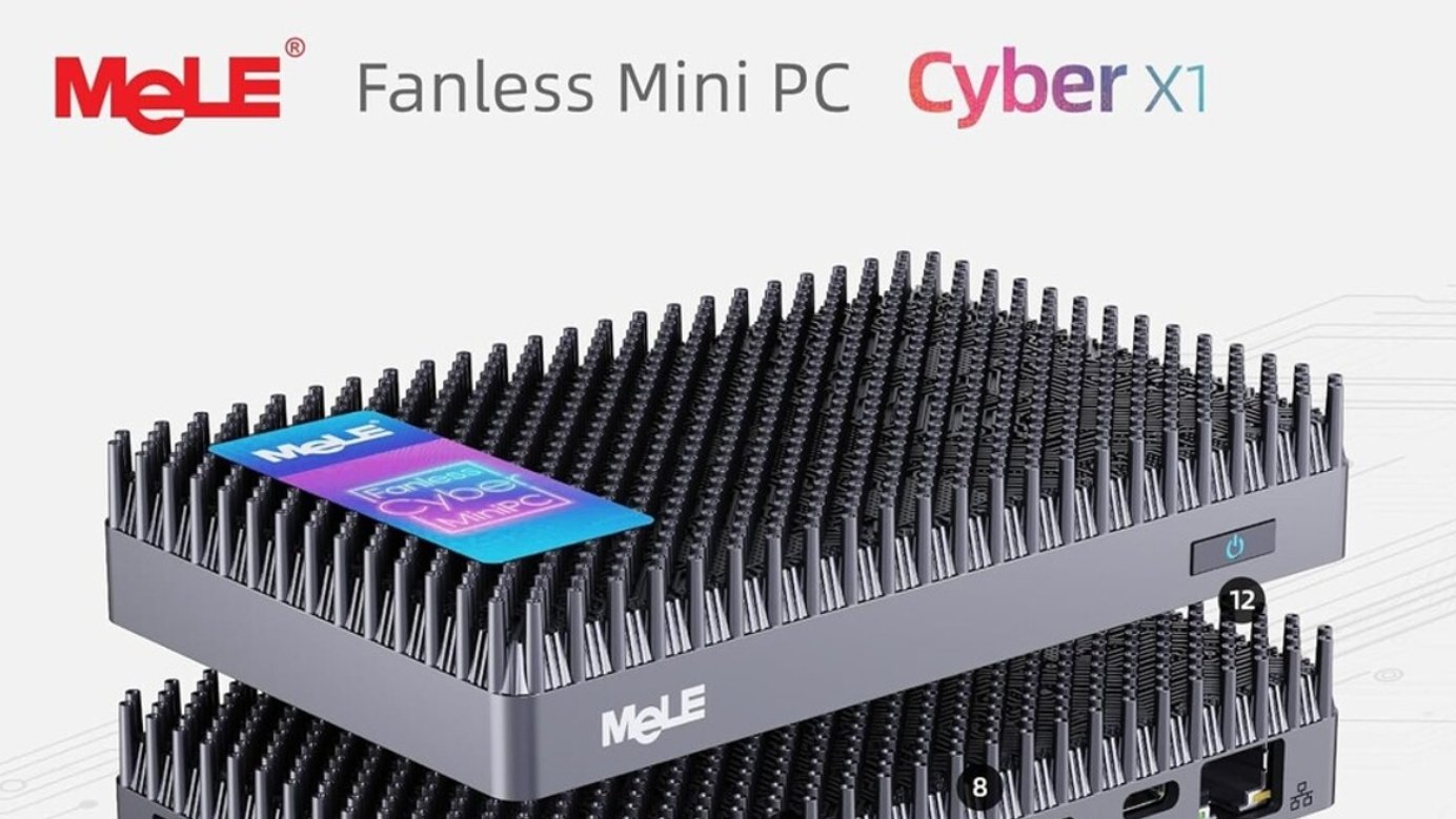 MeLE Introduces Cyber X1 Fanless Mini PC with Intel N150 Processor ...