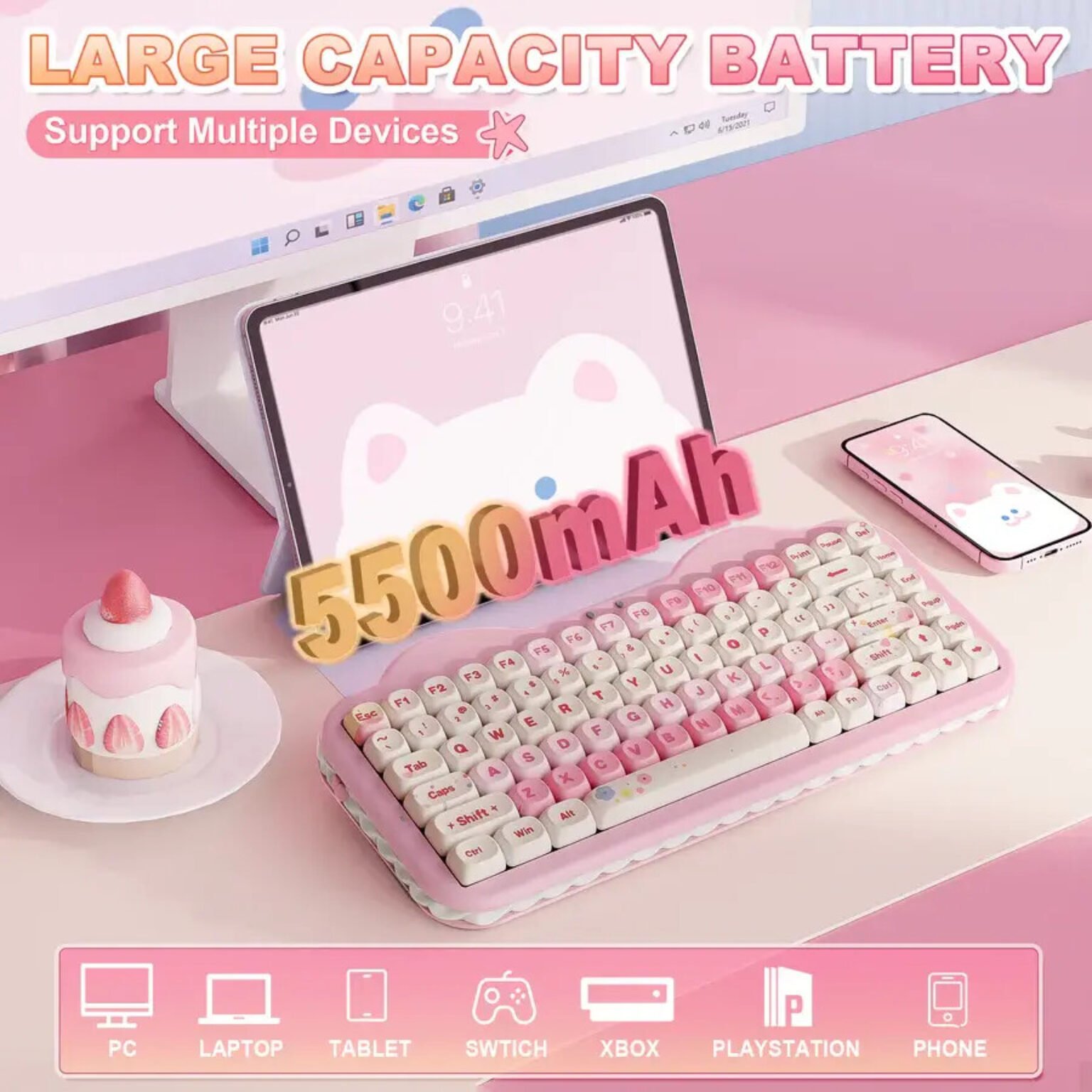 YUNZII C75 Cake Meow Mechanical Keyboard Launches with 75% Layout and Tri-Mode Connectivity ...