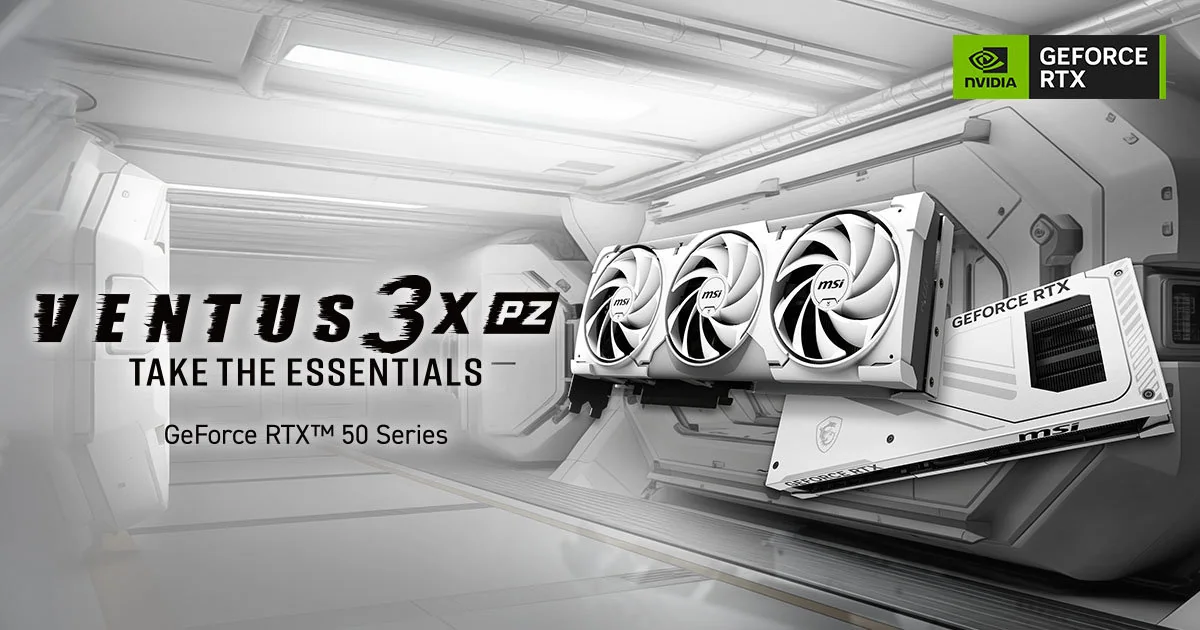 MSI GeForce RTX 5070 Ti 16GB VENTUS 3X PZ Launches October 24 with Rear-Slot Design - XiaomiToday