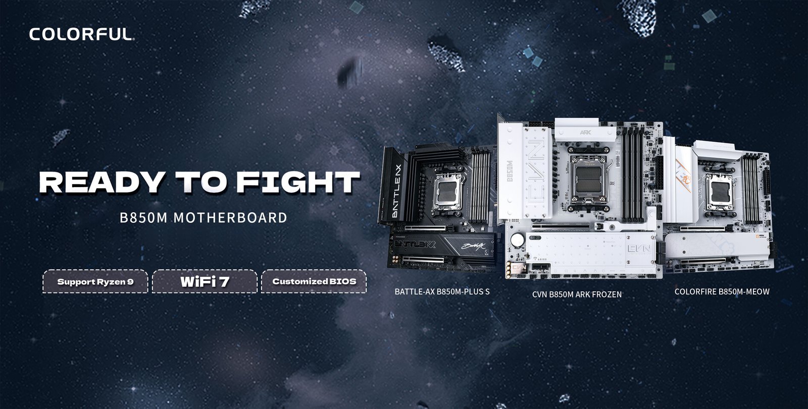 COLORFUL Launches Three New B850 Motherboards for AMD Ryzen Systems ...