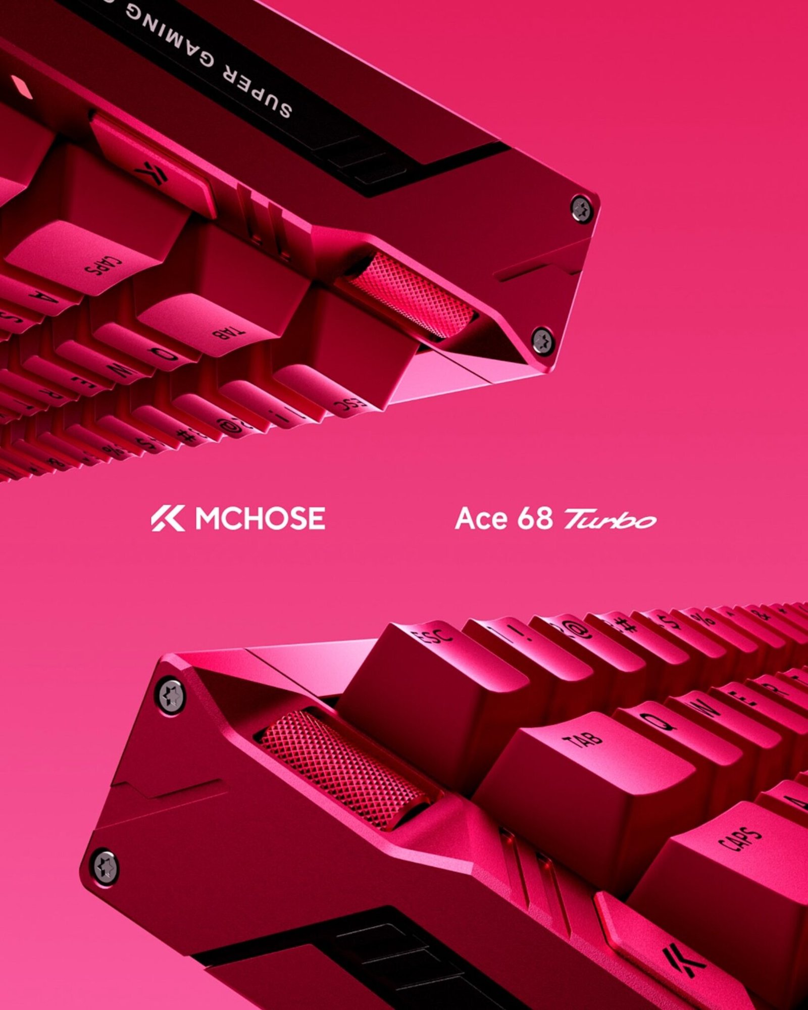 MCHOSE Introduces Ace 68 Turbo Hall Effect Keyboard with 16K Polling ...