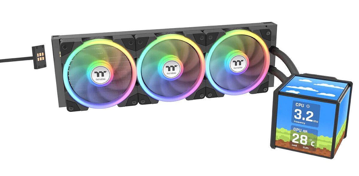 Thermaltake Launches MINECUBE 360 Ultra ARGB Sync AIO With Quad-LCD ...
