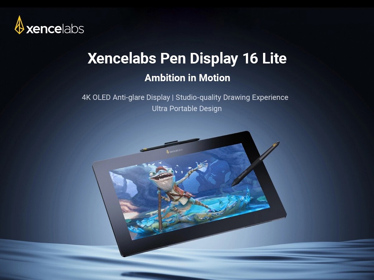 Xencelabs Launches Pen Display 16 Lite with 4K OLED Panel and Artist ...