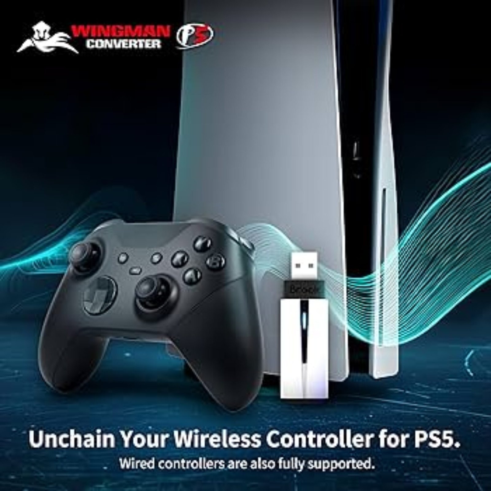 Brook Launches Wingman P5 Wireless Game Controller Adapter With Full ...