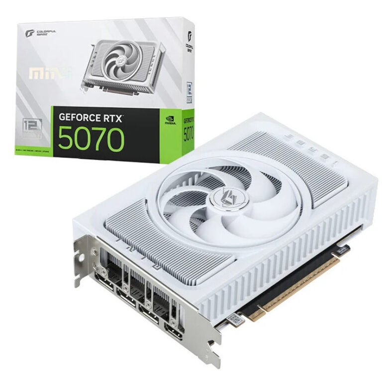 Colorful Launches White iGame GeForce RTX 5070 Mini W OC Graphics Card ...