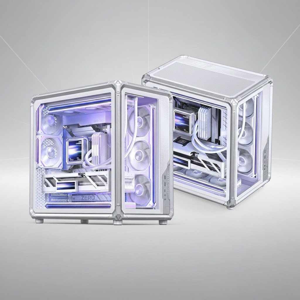 Jonsbo Launches X400 WHITE Chassis With Exoskeleton Frame and Rear ...