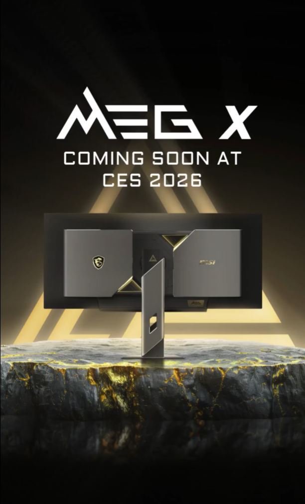 MSI Previews MEG X Ultra-Wide QD-OLED Gaming Monitor Ahead of CES 2026 ...