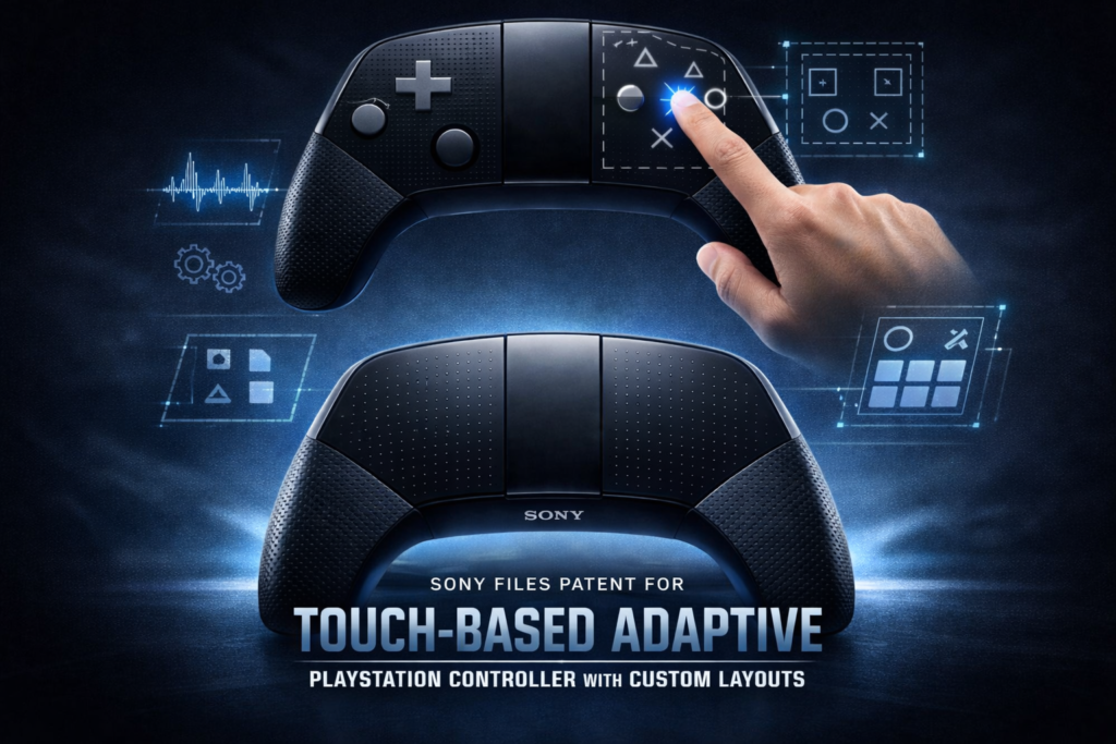 Sony Files Patent for Touch-Based Adaptive PlayStation Controller With ...