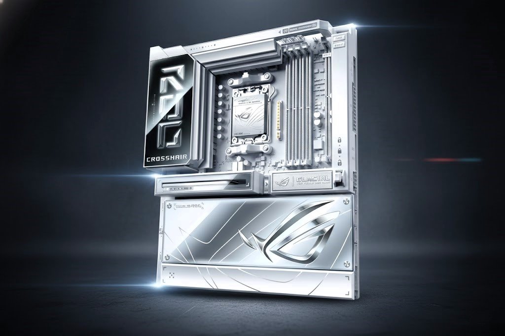 ASUS Reveals ROG Crosshair X870E Extreme Glacial, a White-Themed ...