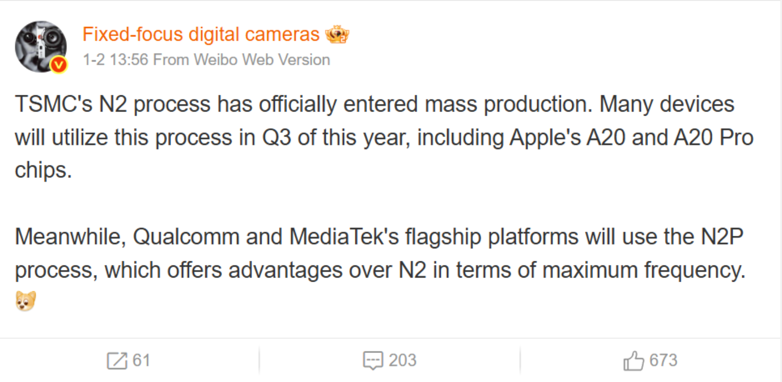 Qualcomm and MediaTek Reportedly Turn to TSMC 2nm N2P as Apple Secures ...
