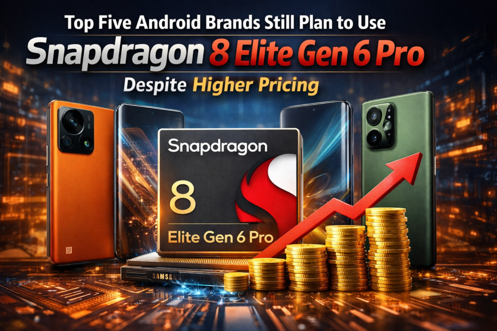 Top Five Android Brands Still Plan to Use Snapdragon 8 Elite Gen 6 Pro ...