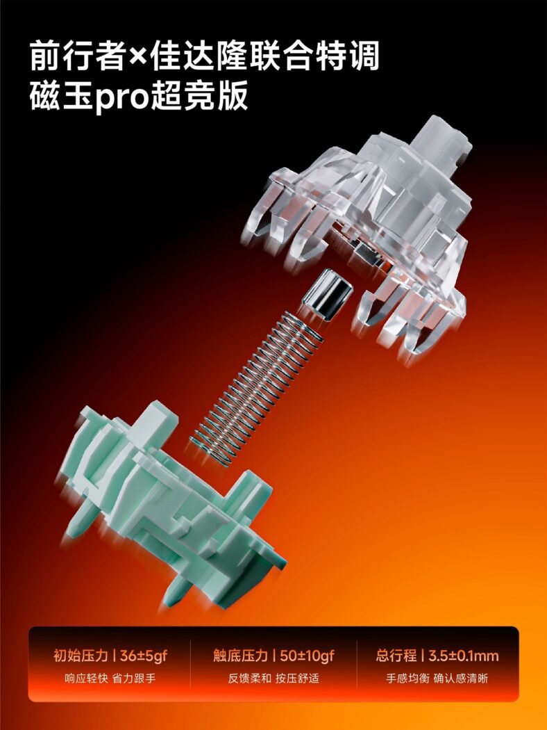 EWEADN Launches ES68 Dawn Wired Magnetic Switch Keyboard with High ...