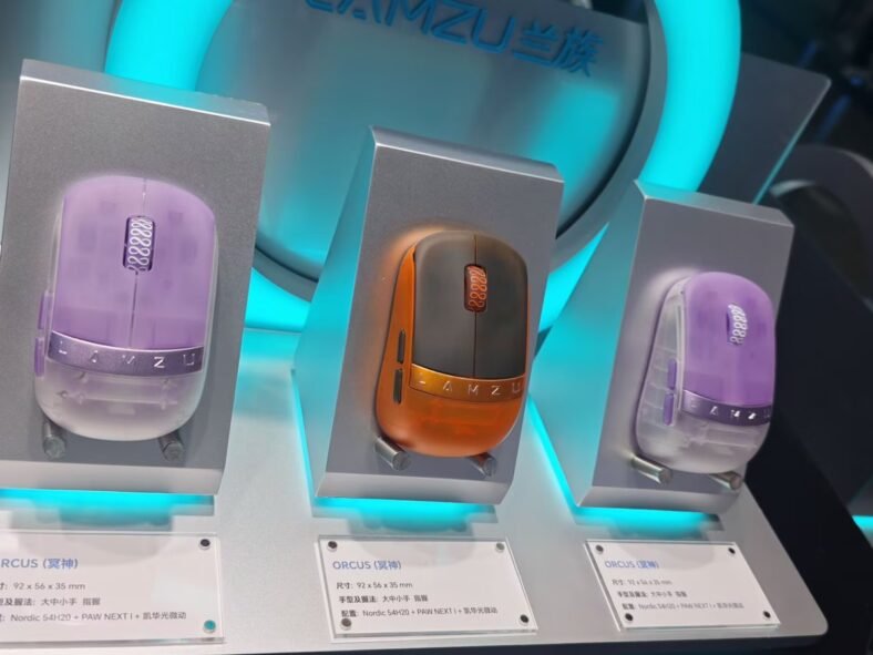 LAMZU Introduces Orcus: A 38g Finger-Grip Mouse with Transparent Shell ...